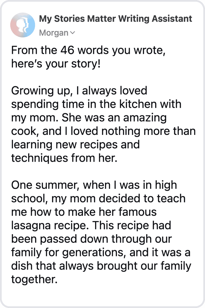 My Stories Matter